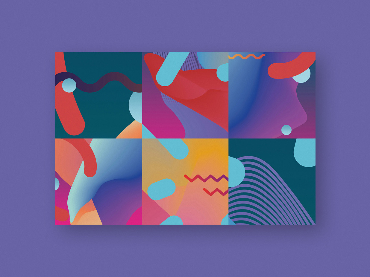 colorful composition by Petroneo Fernandes on Dribbble