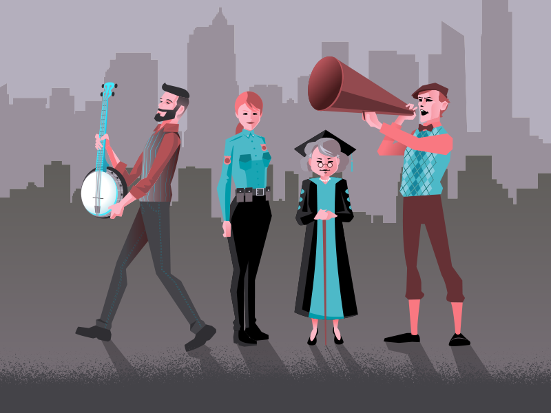 Everyday People by Michael Powers on Dribbble