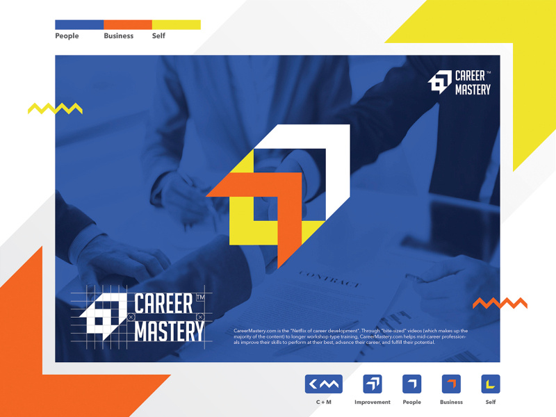 CAREER MASTERY Logo Design by afkaelman on Dribbble