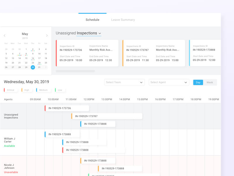 Scheduler Ui by Antony J Chettupuzha on Dribbble