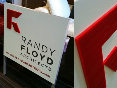 Randy Floyd Architects project signs by Matt Goad on Dribbble