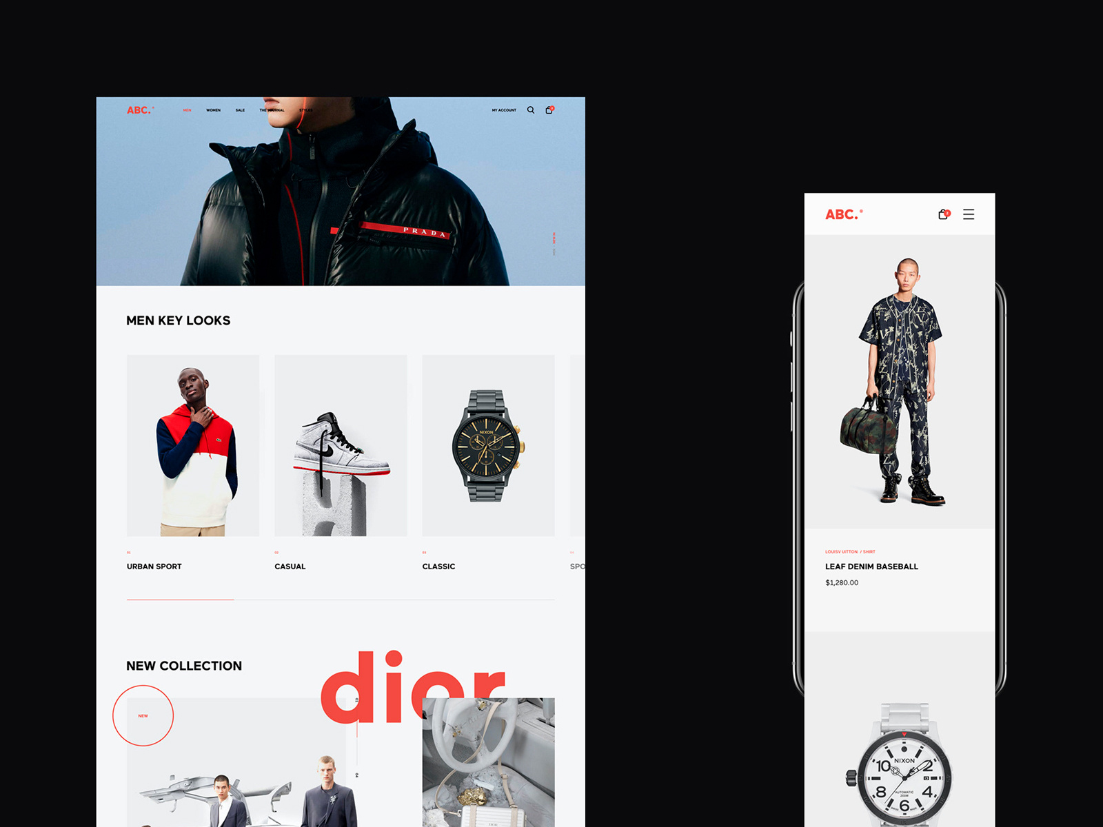 UI/UX design for eCommerce - catalog page for the marketplace by Darren Maen for efir media on ...