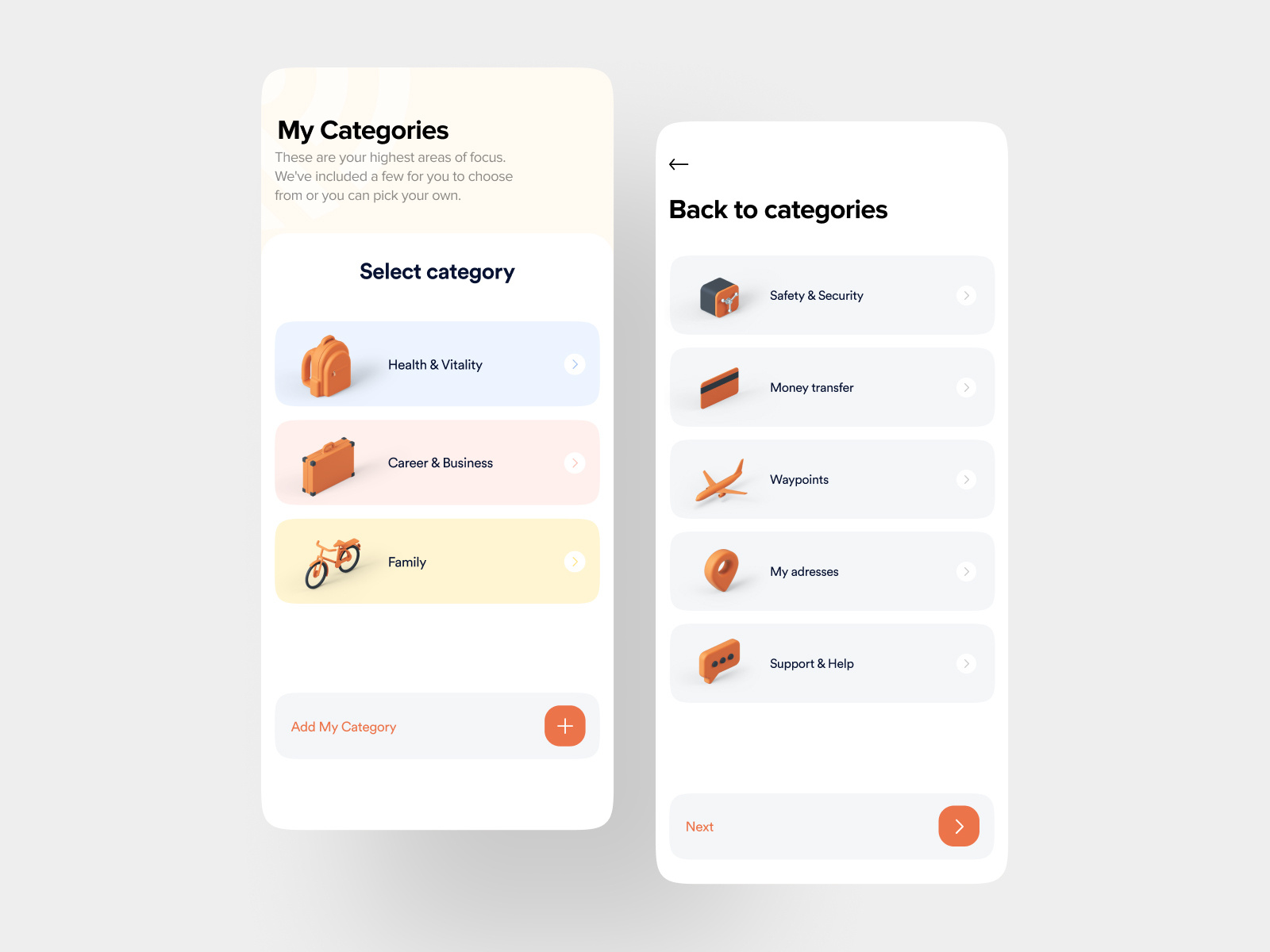 Planner App:UX/UI mobile design w illustration 4 time management by ...