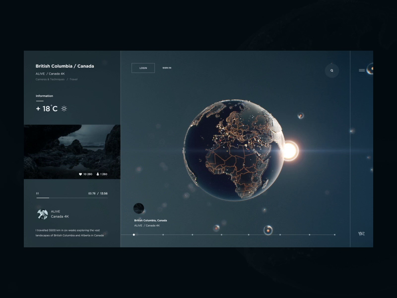 SeeShow - Travel Video Platform by Darren Maen for efir media on Dribbble