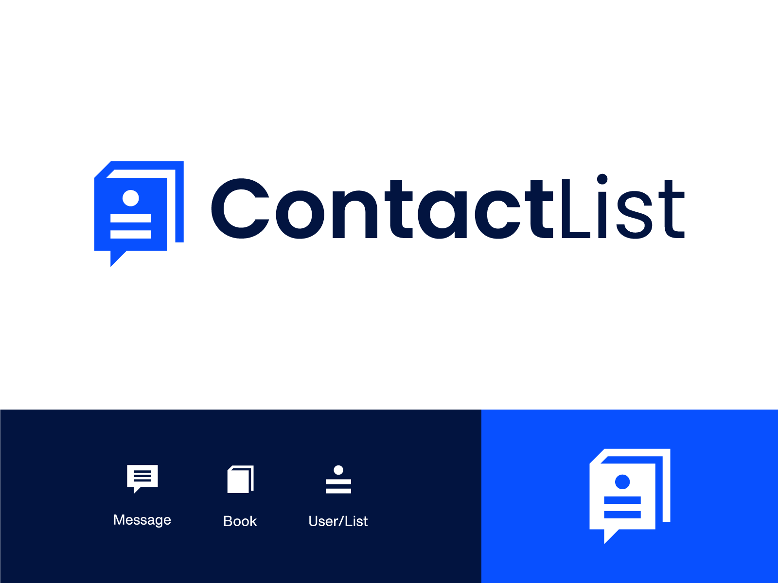 ContactList - Logo design by Nemanja Vilovski on Dribbble