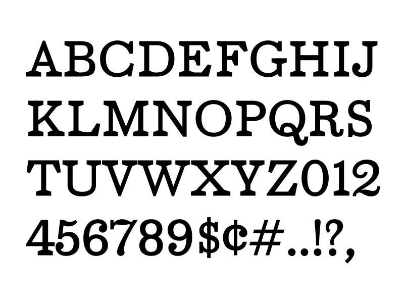 Alphabet by Josh Mayfield on Dribbble