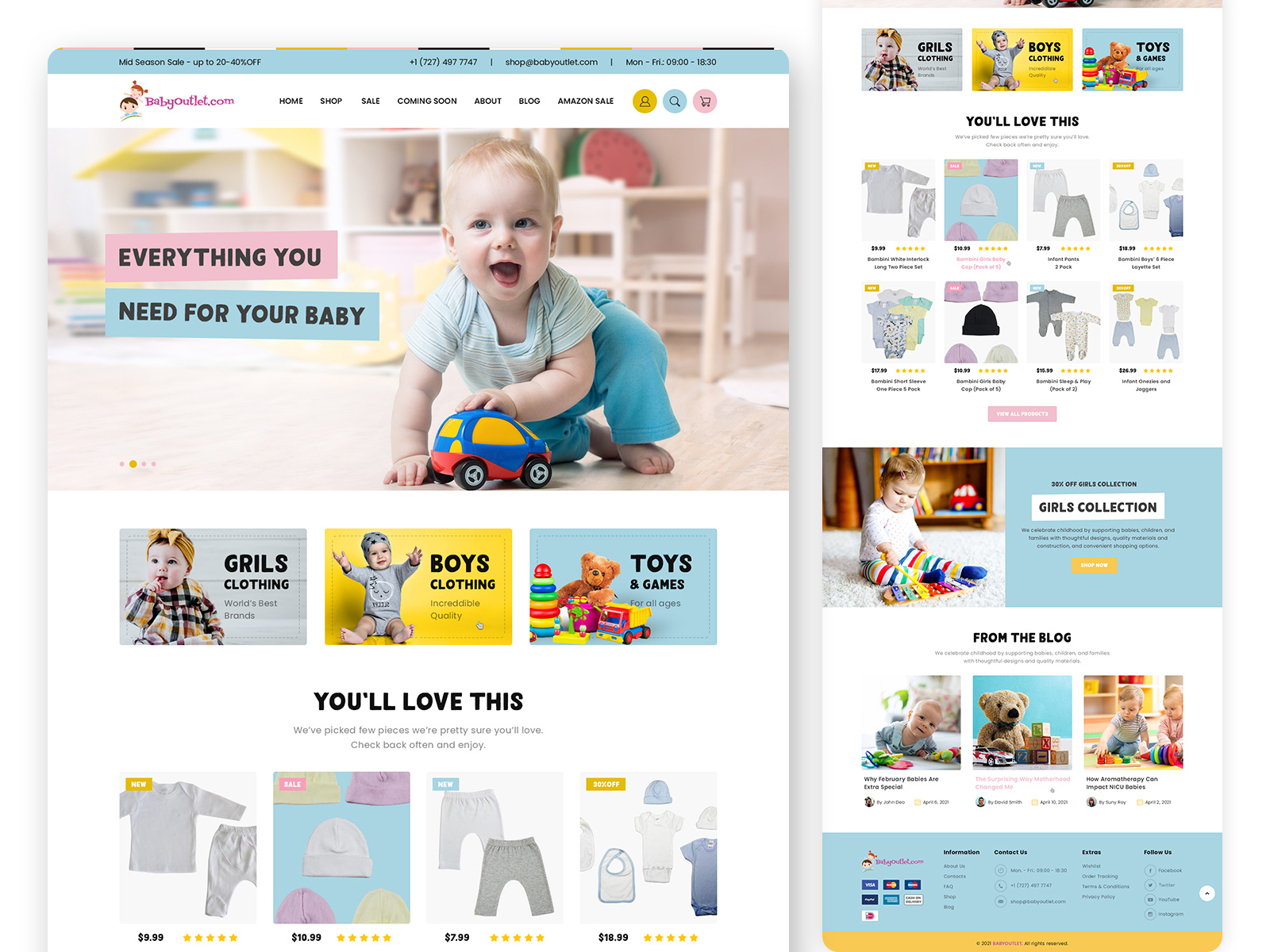 Kids Website Design by fox_webtech on Dribbble