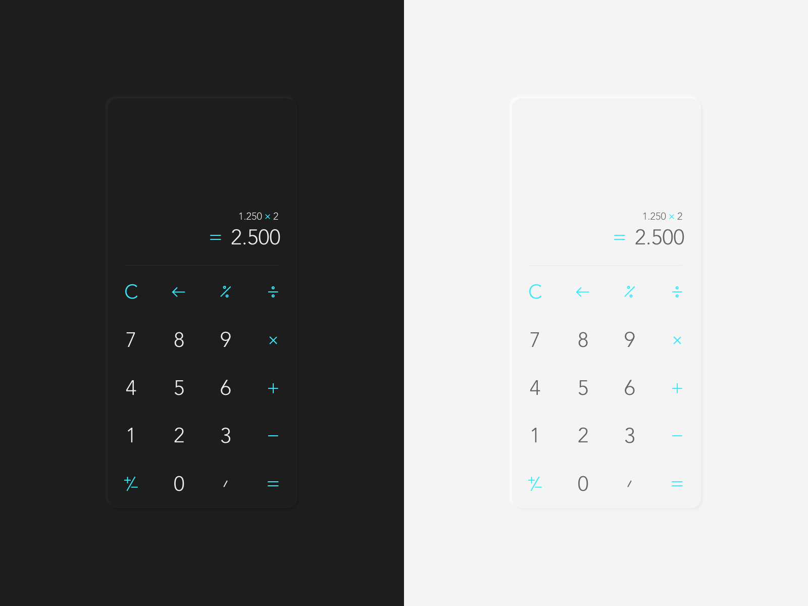 Daily Ui 004 - Calculator Design by Wagner Santos on Dribbble
