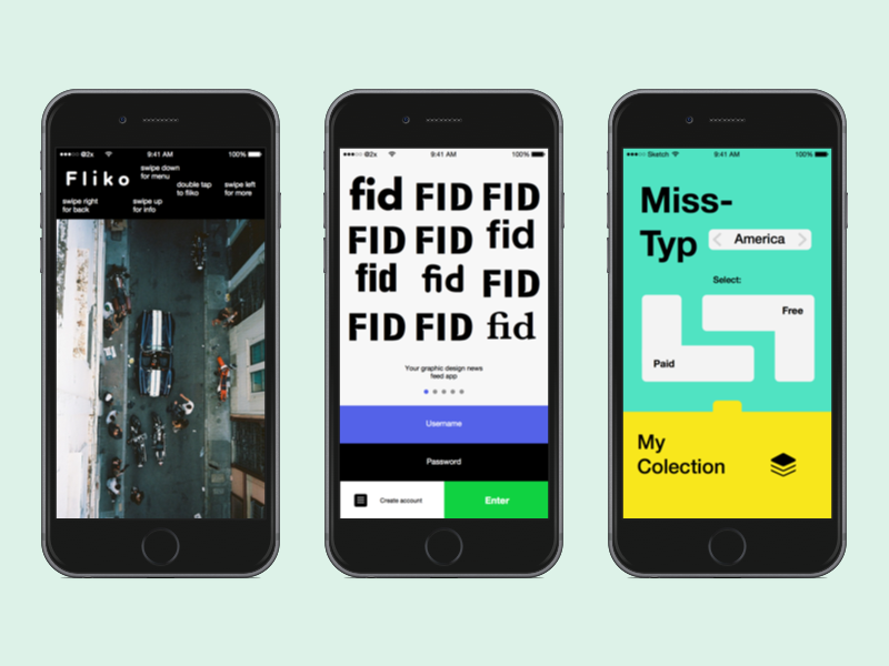 Graphic Design meet iOS by Augusto Lopes on Dribbble