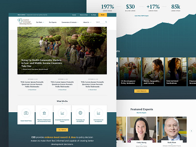 Center for Global Development Home by 🔊 Randall Parrish 🔊 for WDG on ...