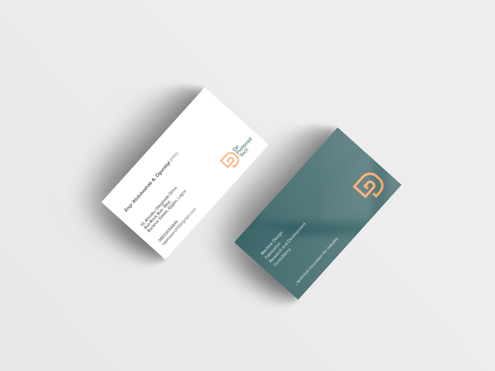 Business Card Mockup by Ridwan Olayemi Bello on Dribbble