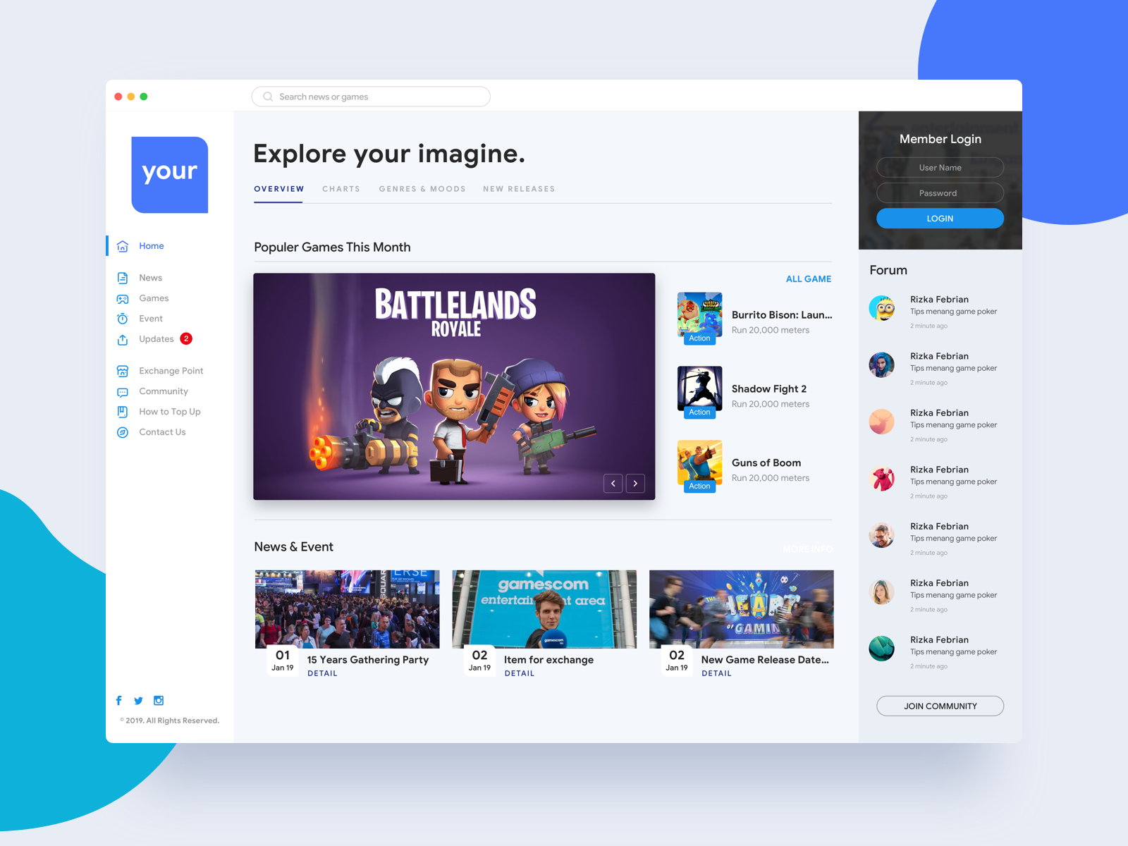 Game Store ⠿ Work Diary by Rian® on Dribbble