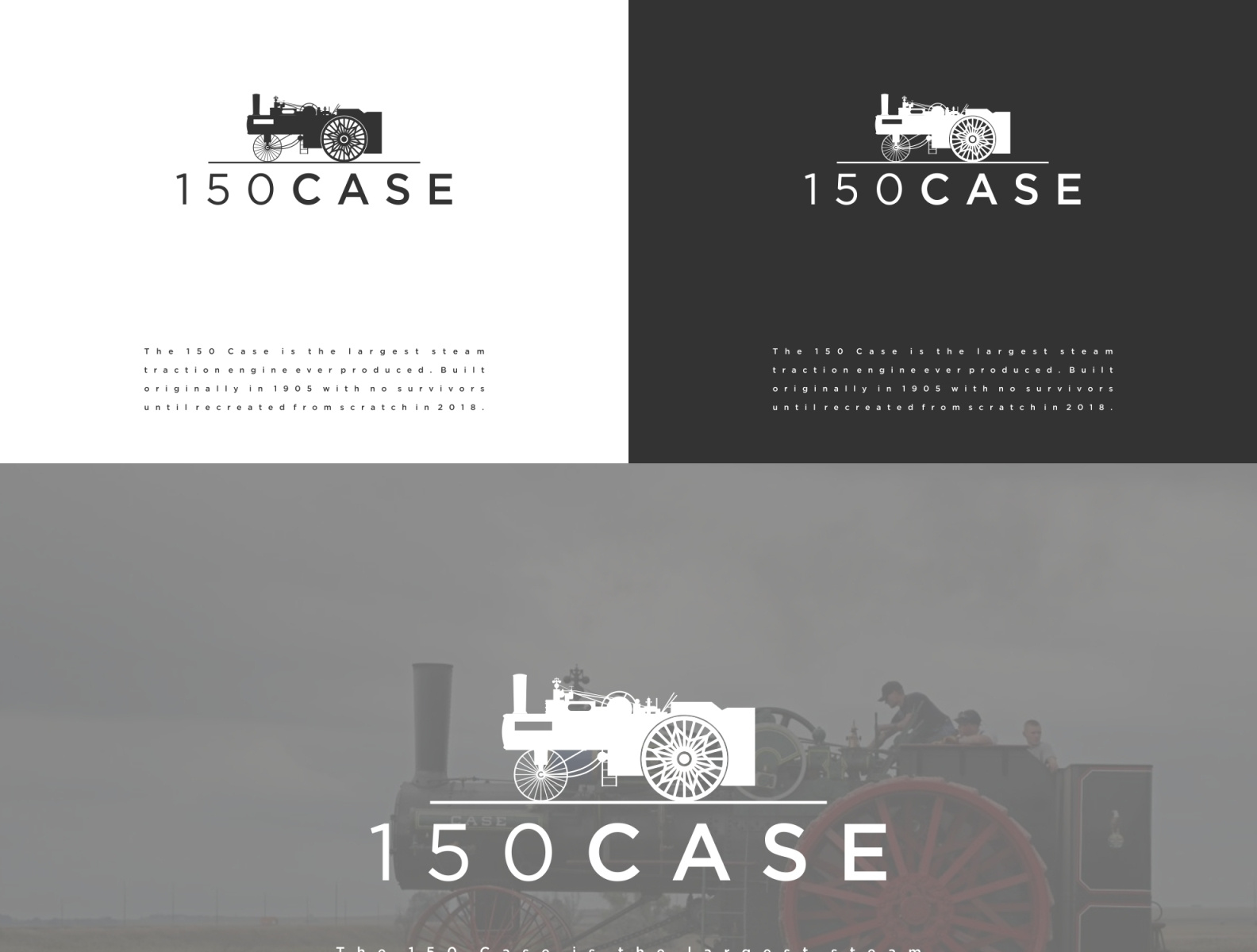 Steam Traction Engine Logo by Himadri Mukherjee on Dribbble