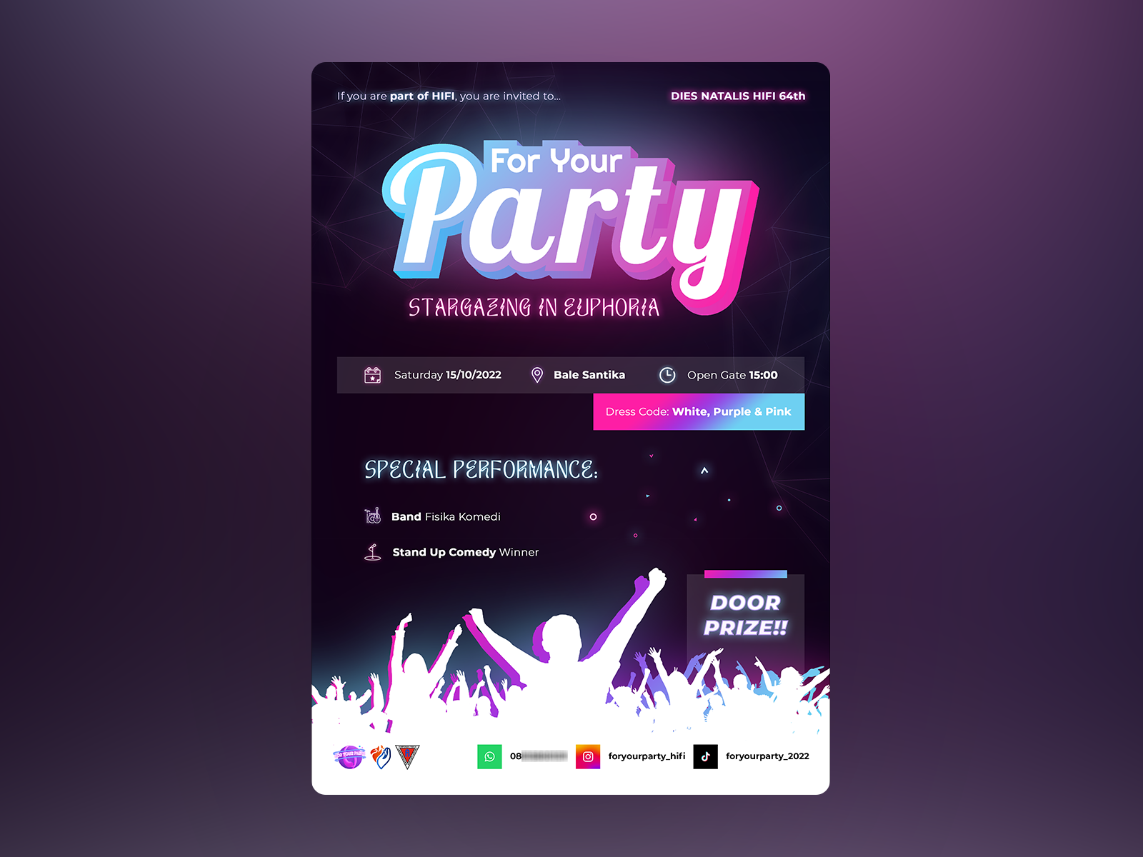 FYP Dies Natalis | Poster Design by Muhammad Naufal S on Dribbble