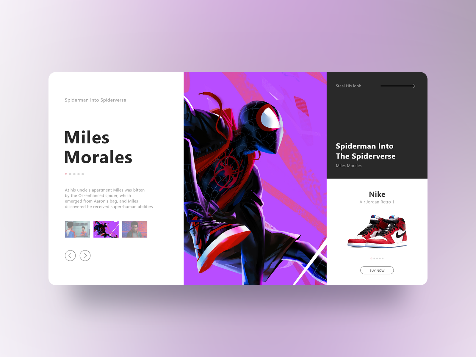 Spider-Man: Into the Spider-Verse | Web Design by Muhammad Naufal S on ...