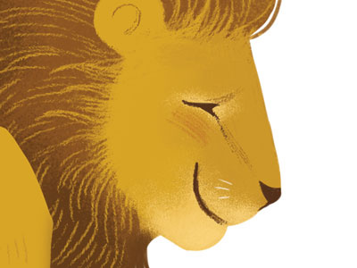 Happy Lion by Emily Dove on Dribbble
