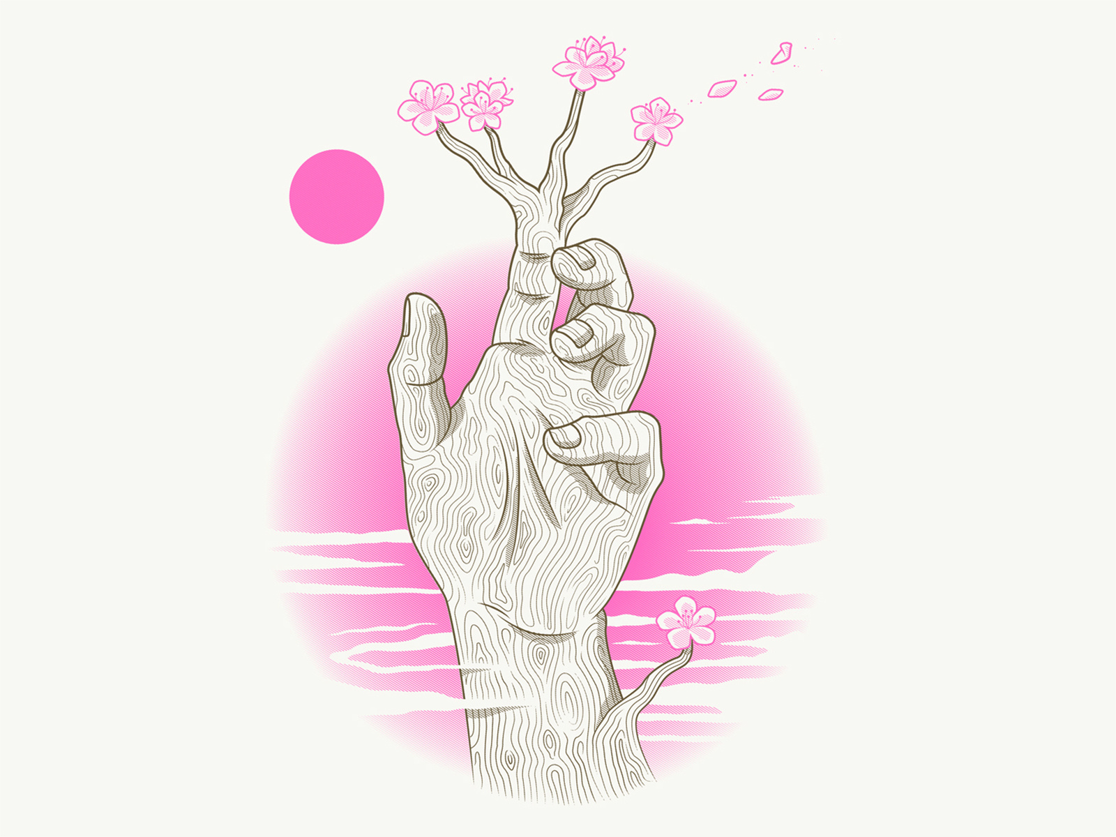 a visual haiku on growth by Lucky No. 8 on Dribbble
