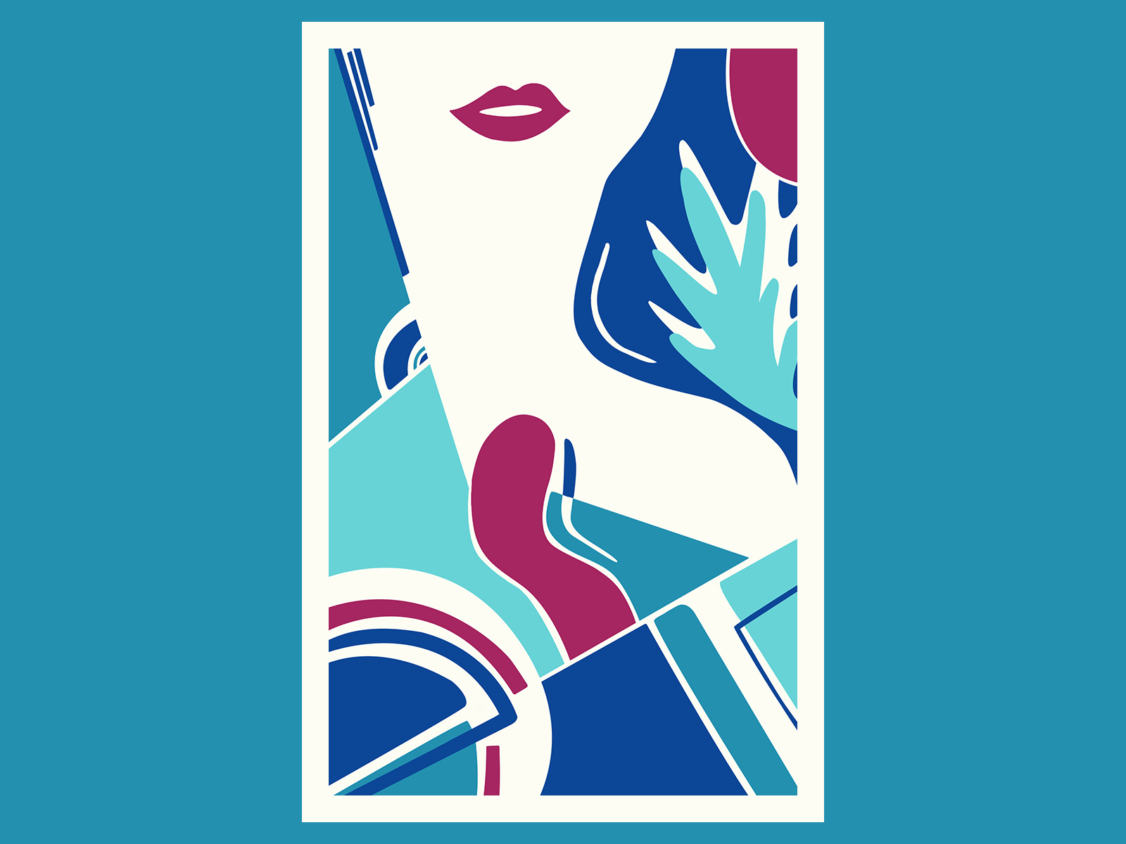 Blue Feeling by Lucie Bourboulon on Dribbble