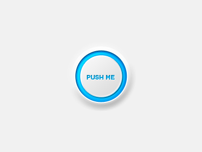 White Push Button by Lauren Bowman on Dribbble
