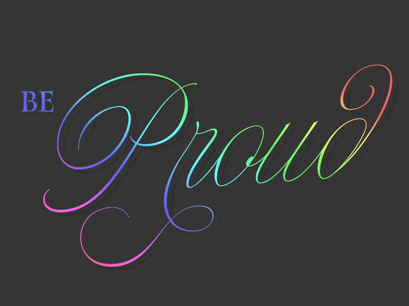 Be Proud by Giuseppe Salerno on Dribbble