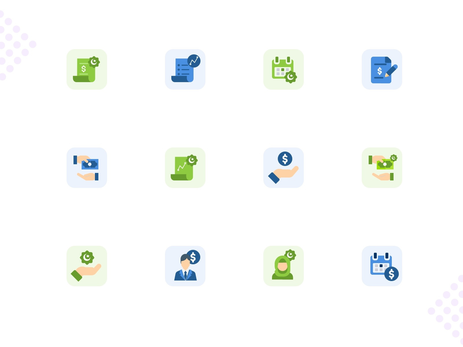 Icon Design Finance Sharia and Konvensional by SITI NORAIKA on Dribbble