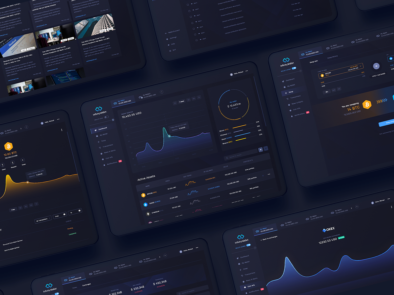 Infinity Wallet App by Michał Iłenda on Dribbble