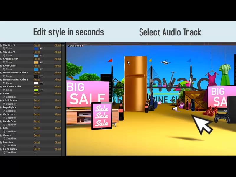 Online Shopping Store After Effects Animation by Tadas Sokolovas on ...