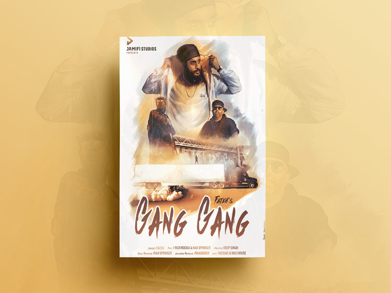 Gang Gang Poster Design by PosterPro on Dribbble