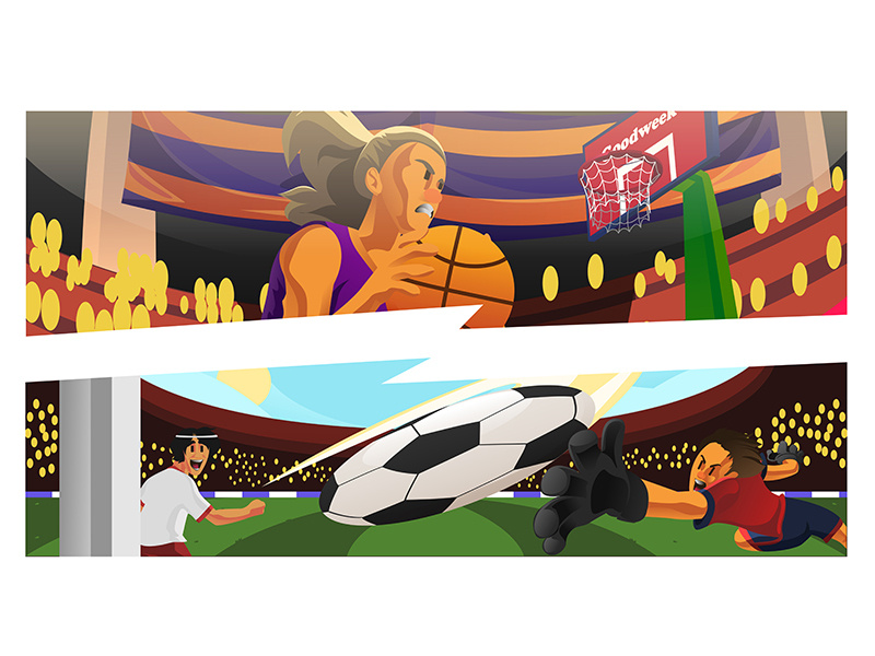 Sports Event! by Retreator on Dribbble
