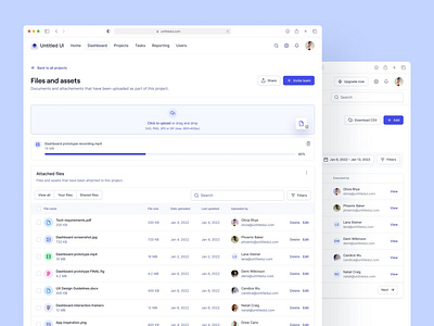 Dashboard file upload — Untitled UI by Jordan Hughes® on Dribbble