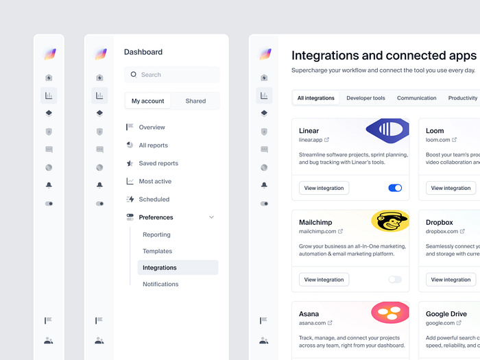 Browse thousands of Sidebar images for design inspiration | Dribbble