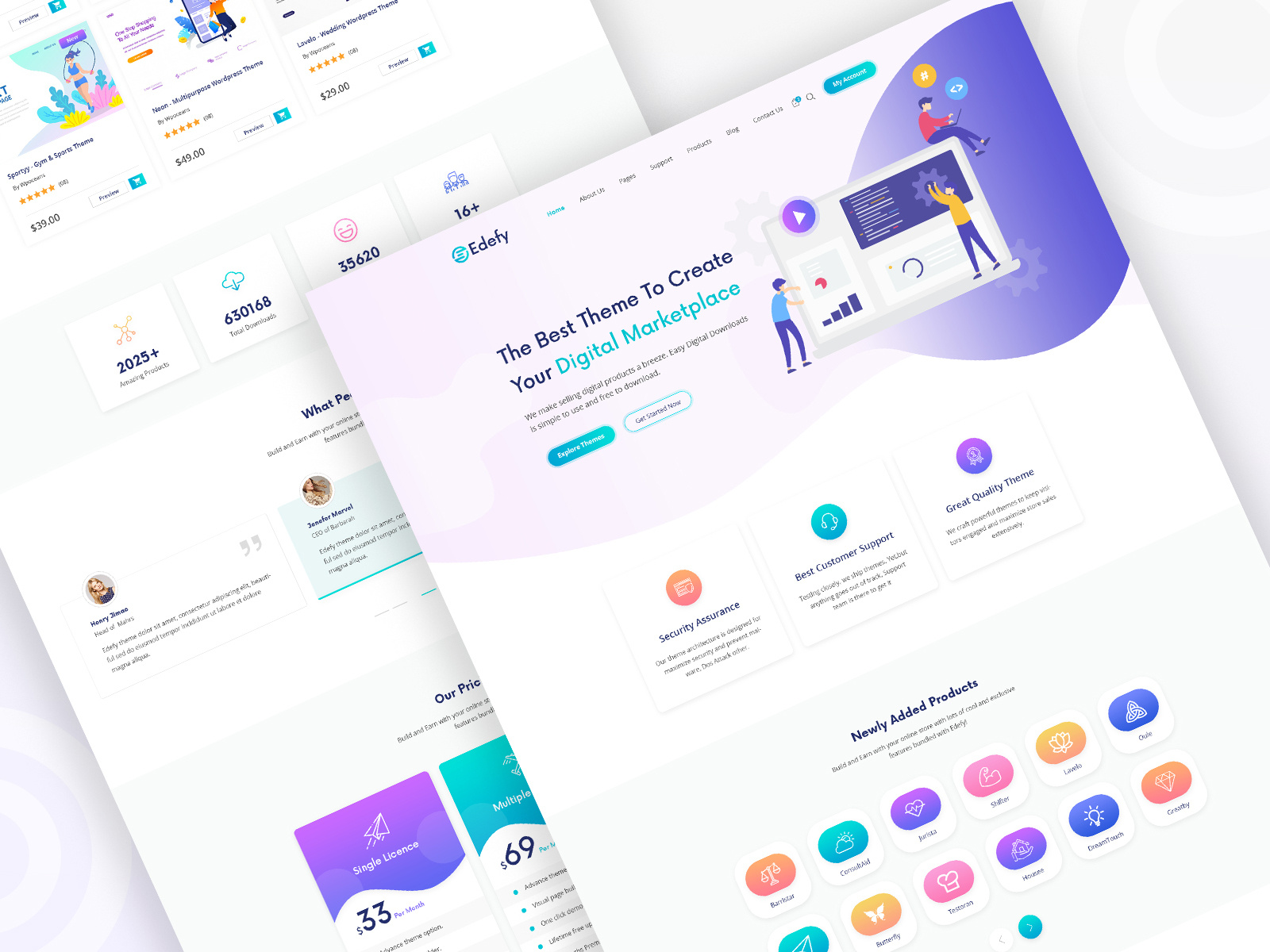 Easy Digital Download Website Design by Naima Anjum on Dribbble