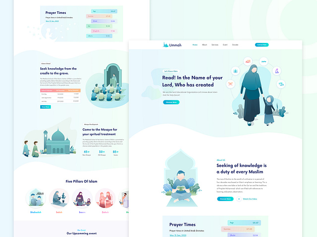 Islamic Website designs, themes, templates and downloadable graphic ...