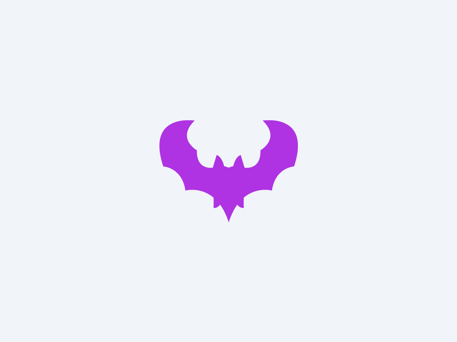 Bat Logomark by Kin Visuals on Dribbble