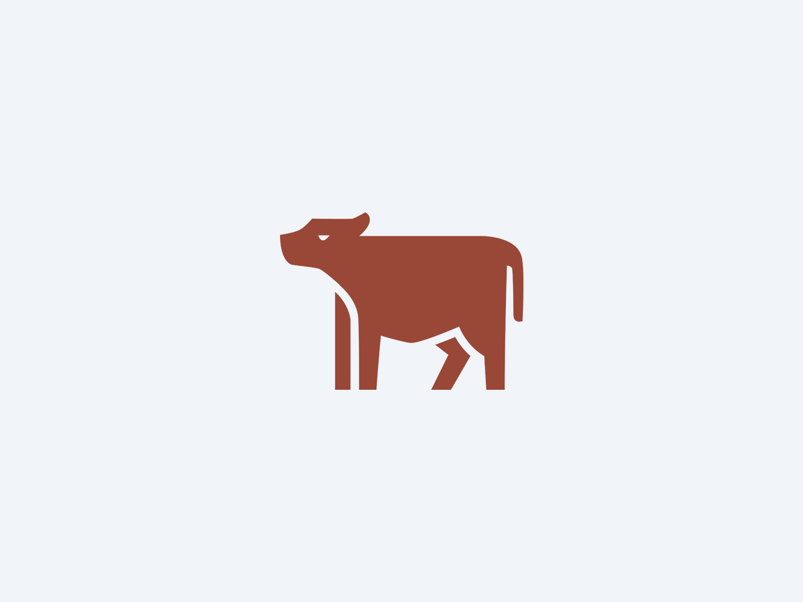 Cow Logomark by Kin Visuals on Dribbble