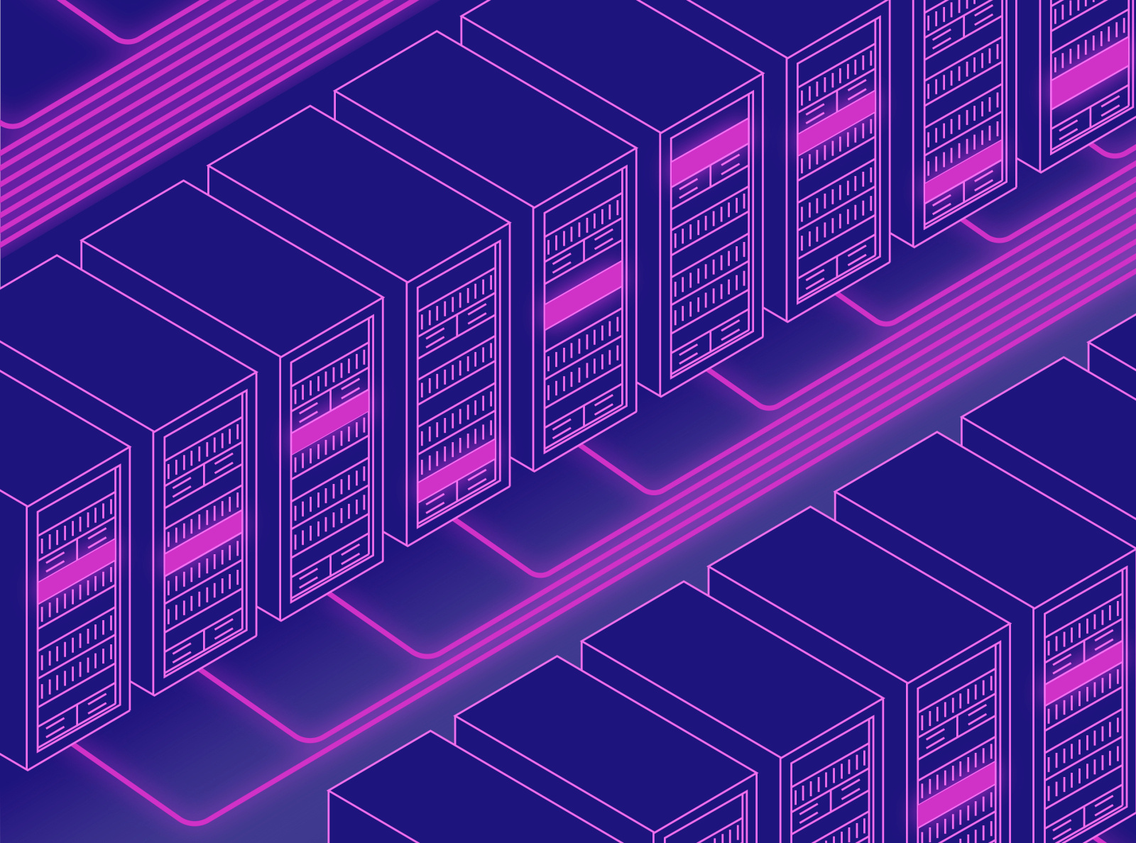 Data Center Iliustrations by Andrew Sharapov on Dribbble