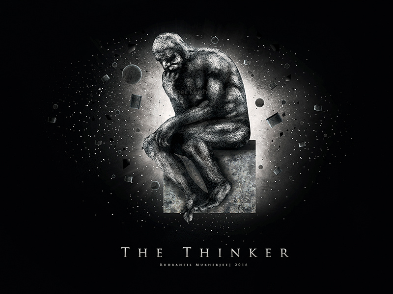 The Thinker by Rudraneil Mukherjee on Dribbble