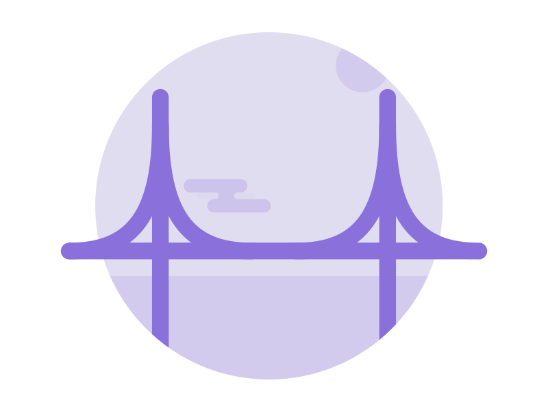 Bridge Icon by Alex Martinez on Dribbble