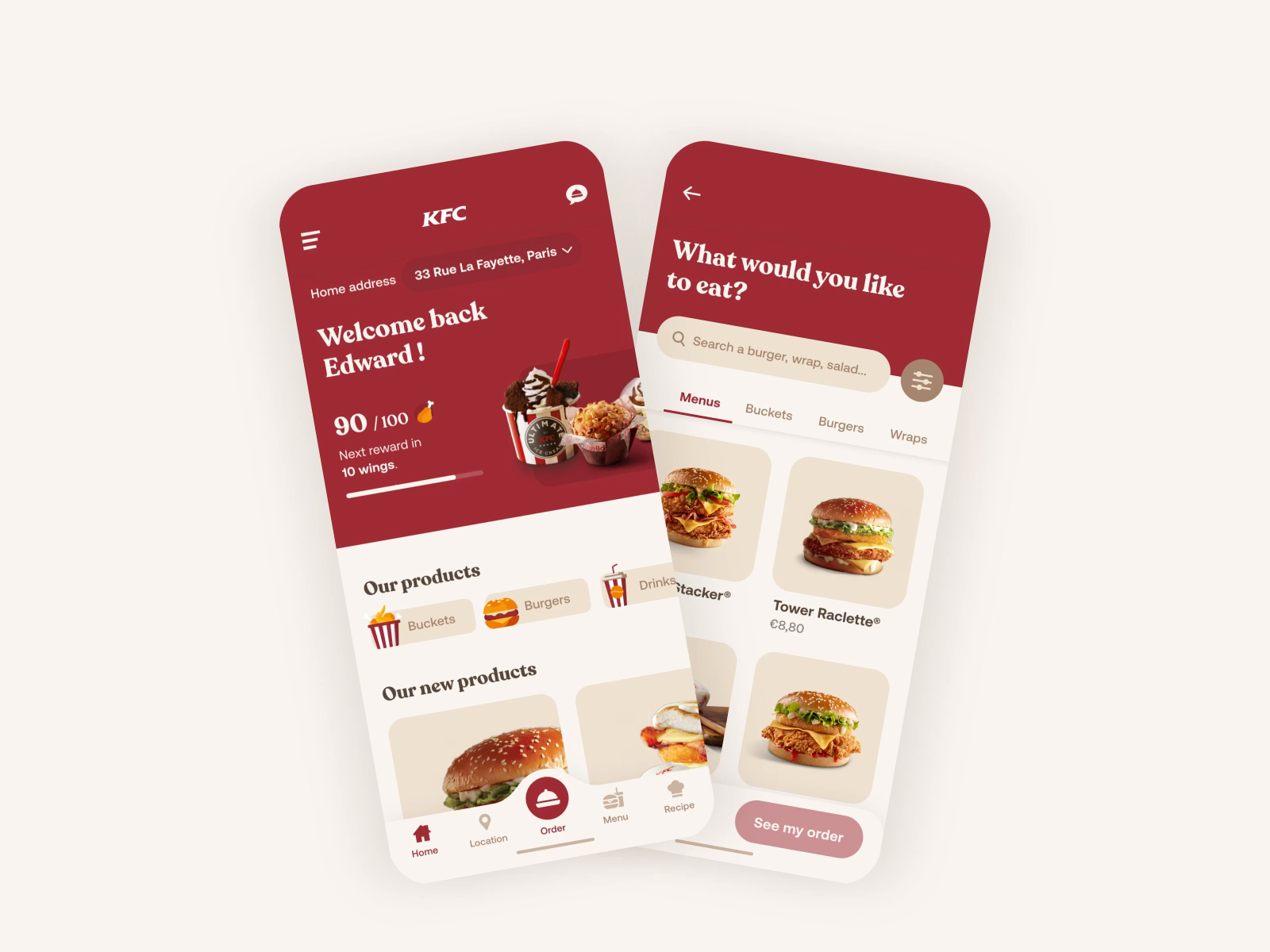 KFC - Homepage Animation by Dimitri Allanic on Dribbble