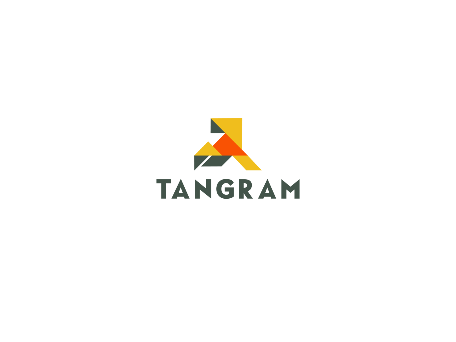 Tangram Logo design by Baidyanath Pal on Dribbble