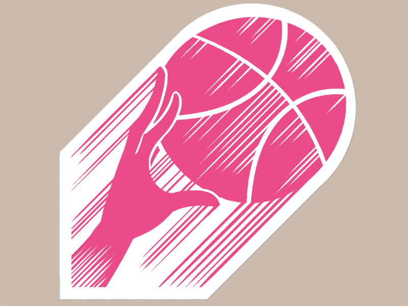 Dribble Sticker by Jason Hoffman on Dribbble