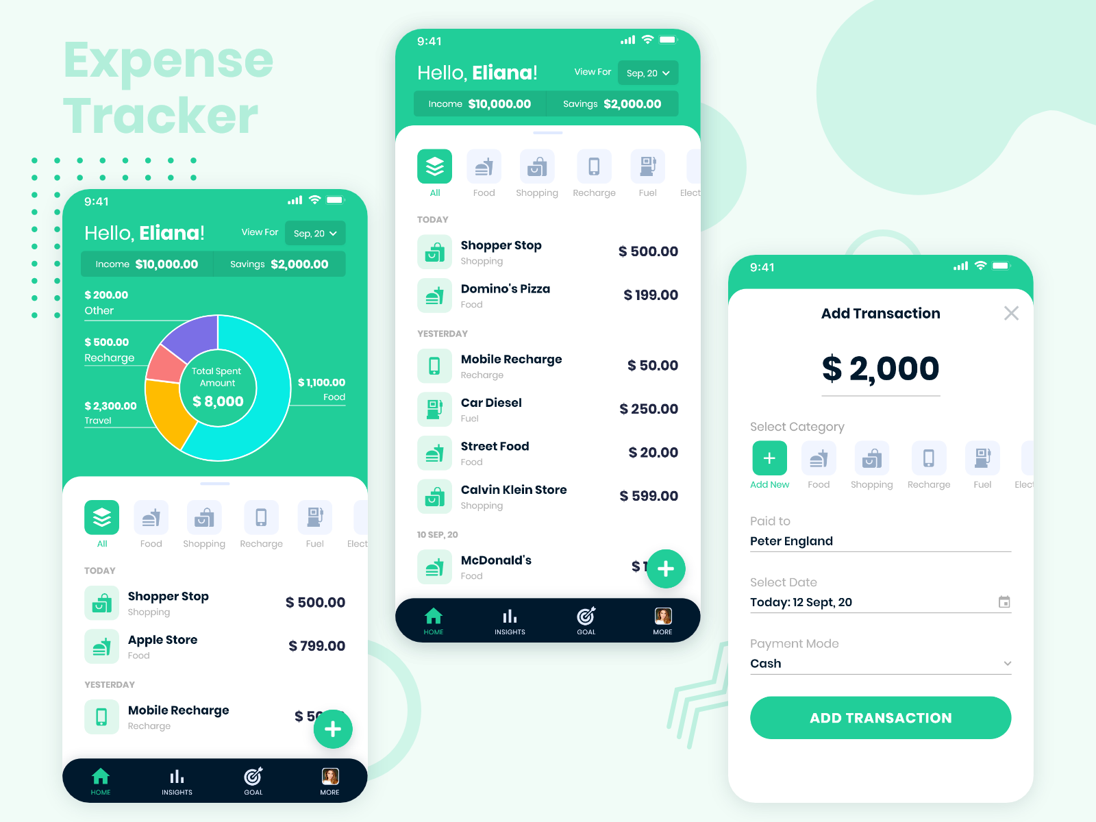 Expense Tracker Mobile App By Rahul Ninave On Dribbble