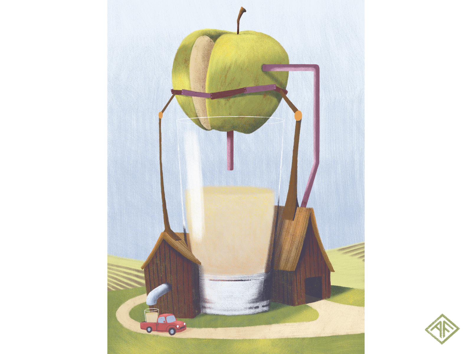 Big Apple Farm by Alex Felter on Dribbble