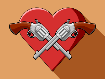 love kills quickly by Brian Stovall on Dribbble