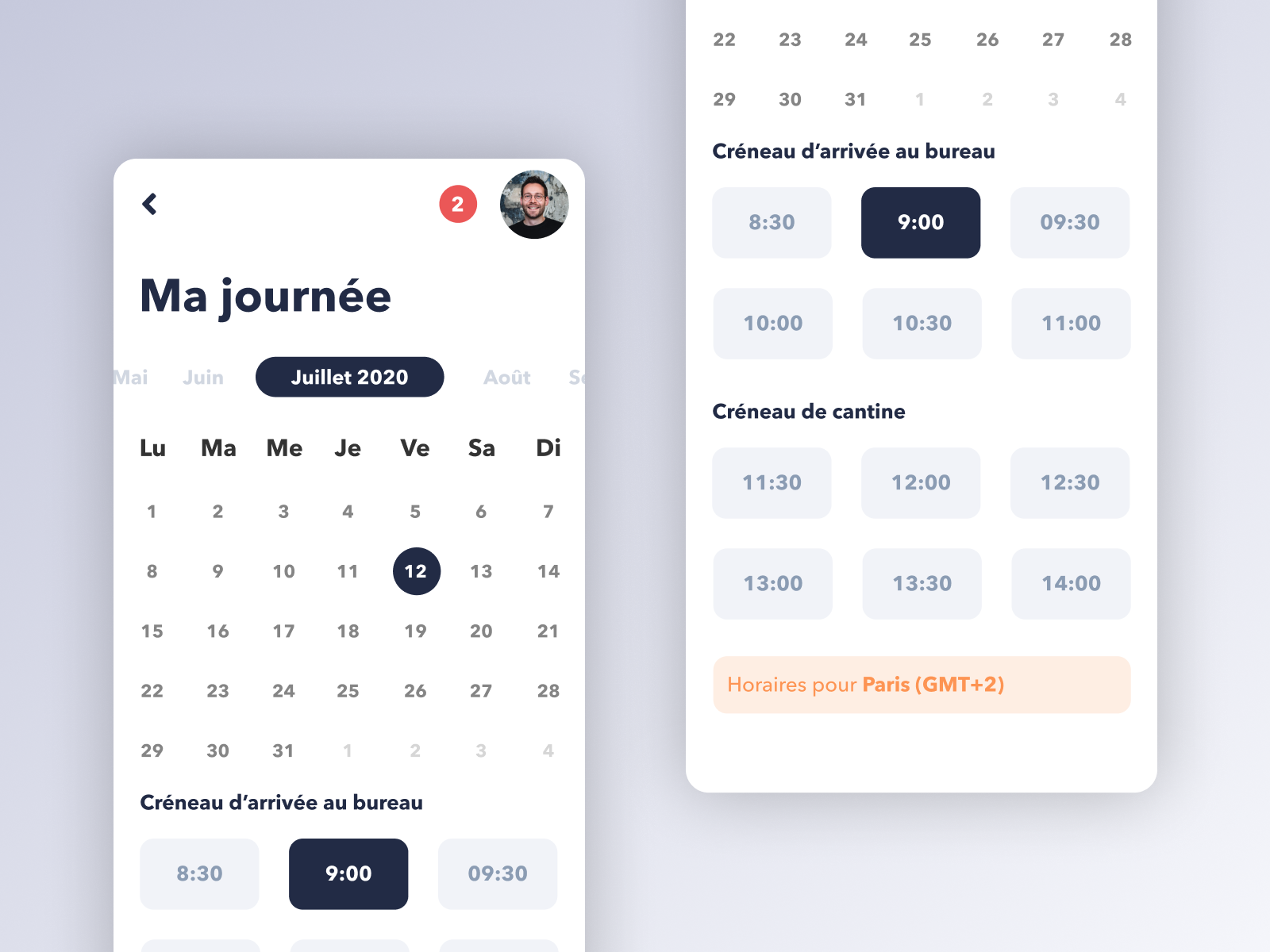 Free Figma Calendar by Pierre Rognion on Dribbble