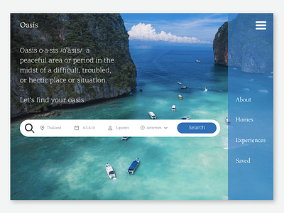 Find your oasis by Megan Bond on Dribbble