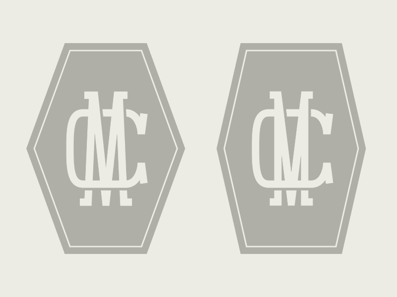 MC Monogram by Nate Regnier-Lange on Dribbble