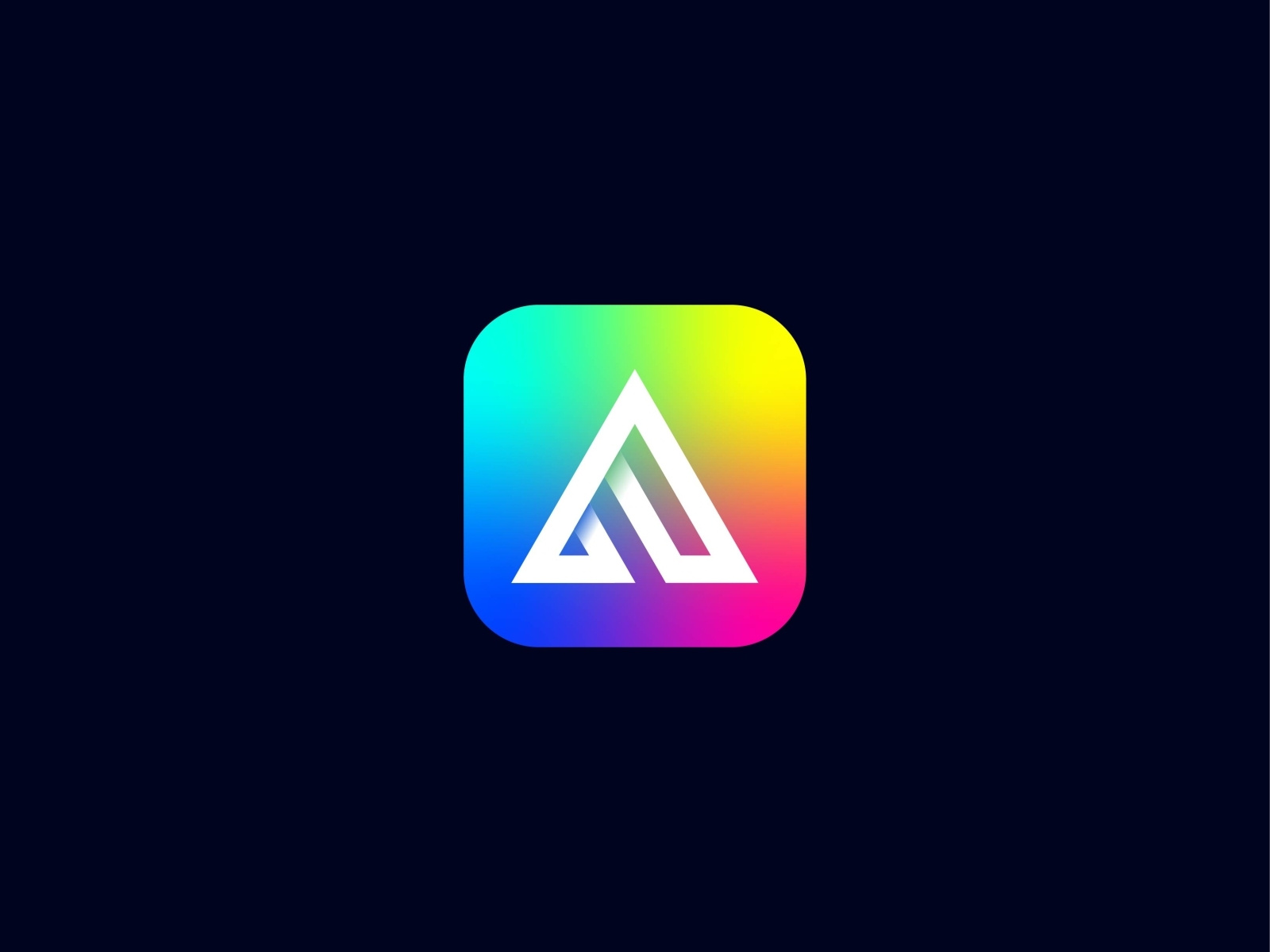 A modern app logo by Rony Pa - Logo Designer 🔵 on Dribbble