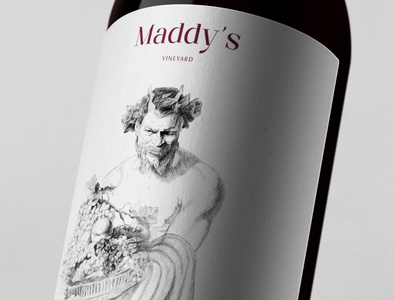 New Identity and label design for Maddy’s Vineyard. by ergi mema on Dribbble