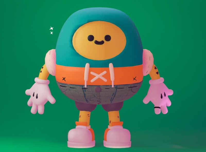 Mini Pilot Man 3D by Miguel Pereida on Dribbble